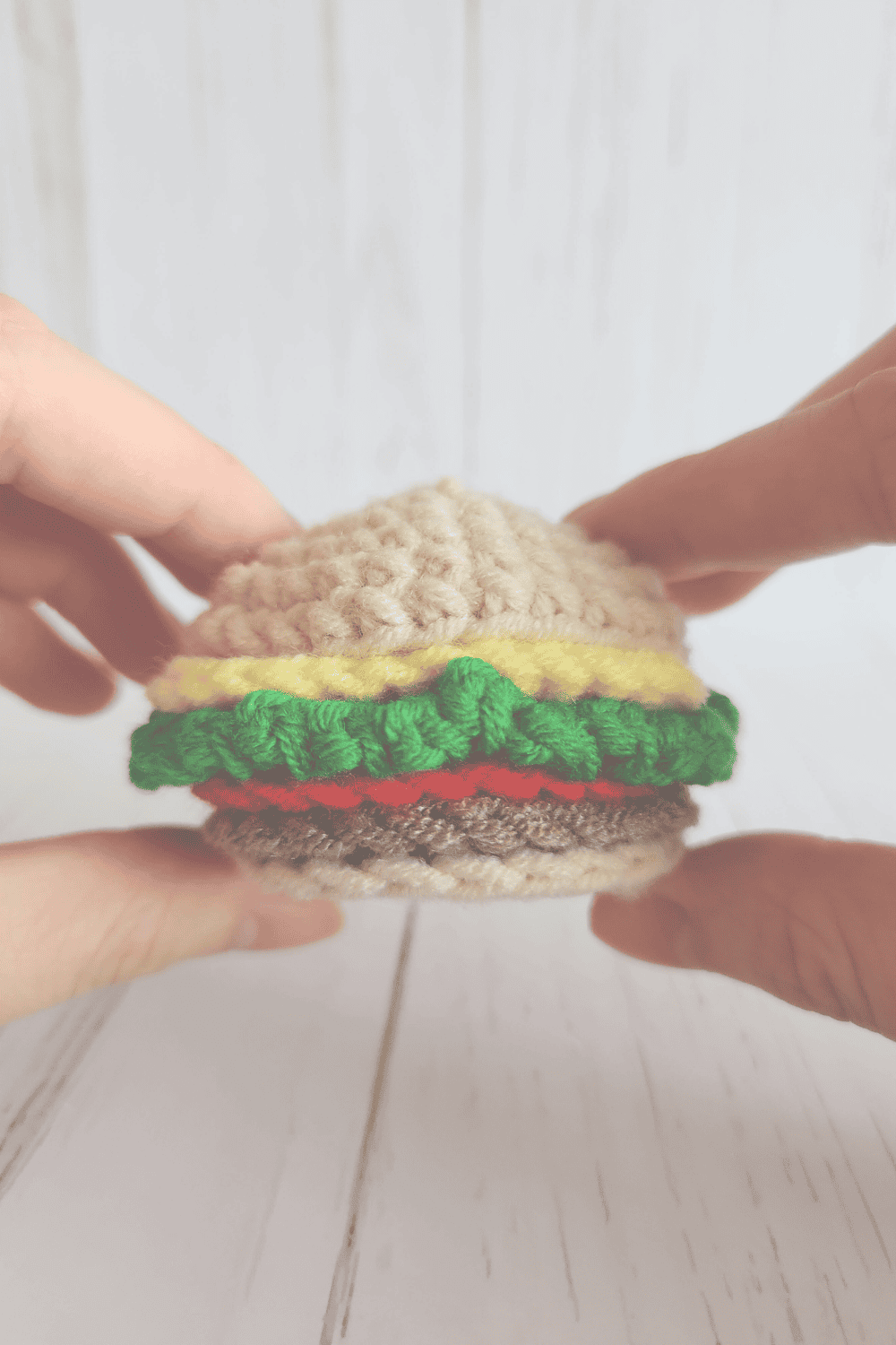 Make A Mini Crochet Burger Keychain (Free Pattern) | The LILI Path