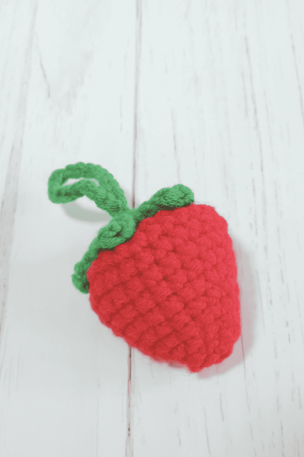 How to Make Crochet Strawberry Keychain (Free Pattern) | The LILI Path