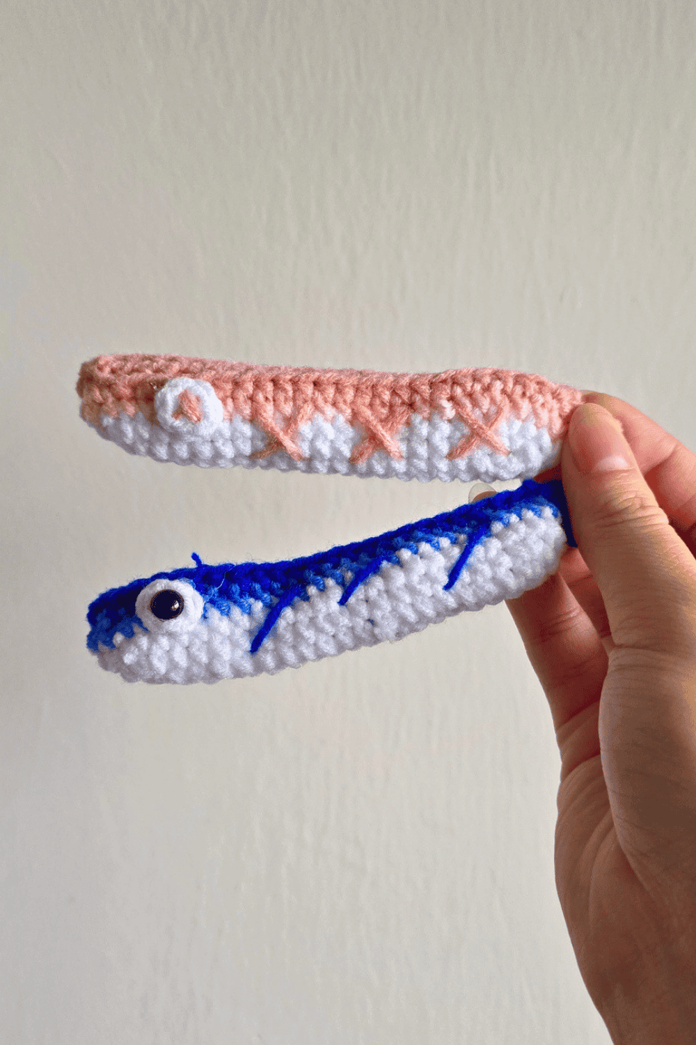 How To Crochet Sardine Keychain (Free Pattern) | The LILI Path